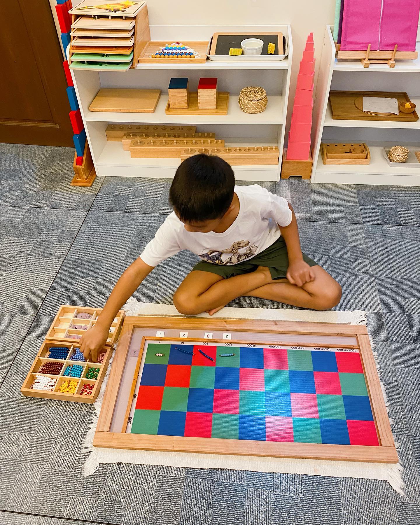 Momma in Japan - 📍Montessori Checkerboard📍 This morning,... | Facebook