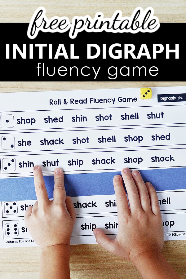 Fantastic - Use this no prep digraph fluency reading game to help ...