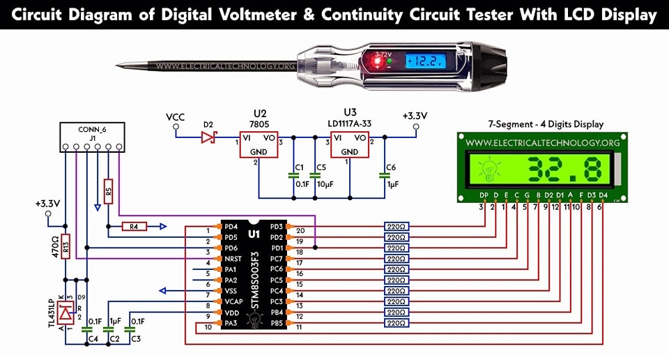 Circuit Diagram Of Voltmeter Electrical Technology Facebook
