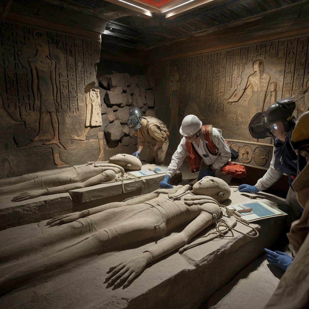 Greatest - Archaeologists discovered non-human mummies with elongated ...