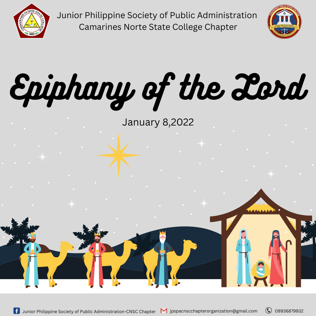 Junior - SOLEMNITY OF THE EPIPHANY OF THE LORD The celebration of the ...