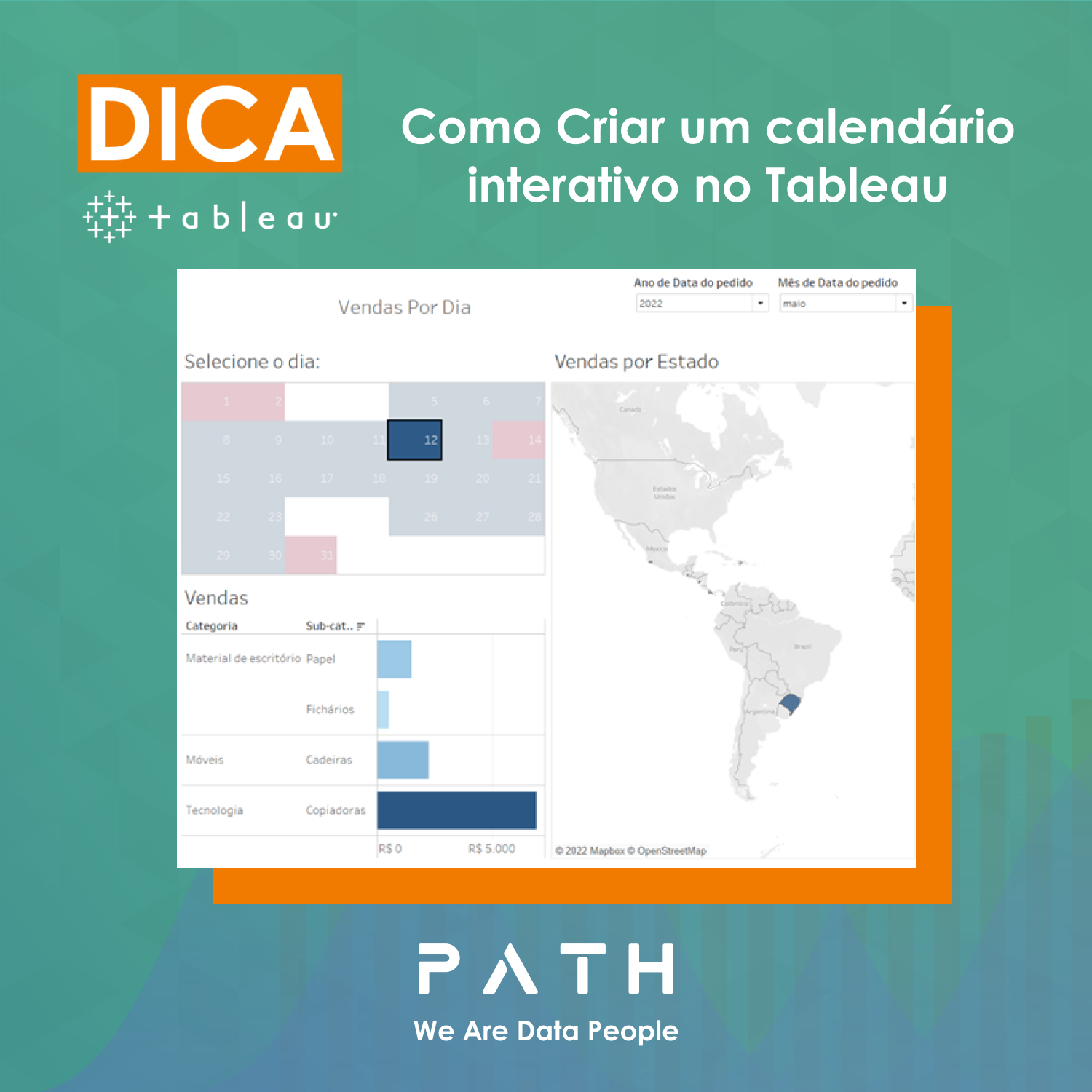 Path P A T H Dicas Tableau Como Criar Um Calendário 1343