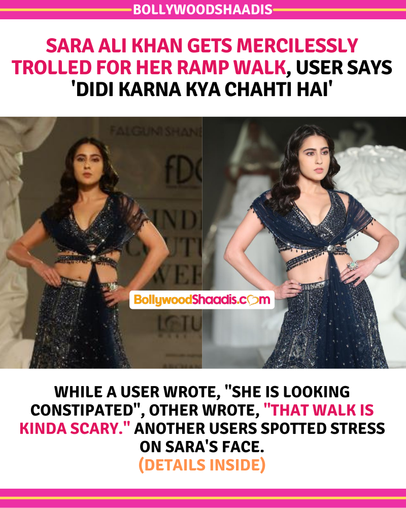 Sara Ali Khan Turned Showstopper Facebook