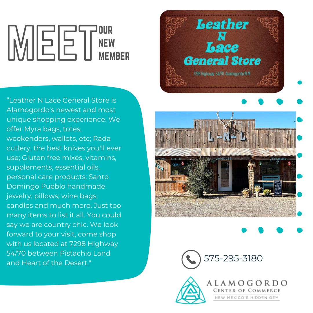 Alamogordo Chamber Of Commerce Help Us In Welcoming Our Newest Member