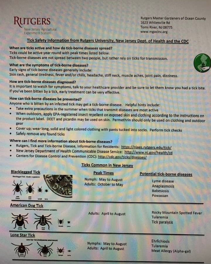 May is National Lyme Disease Awareness... - O.C.E.A.N., Inc.