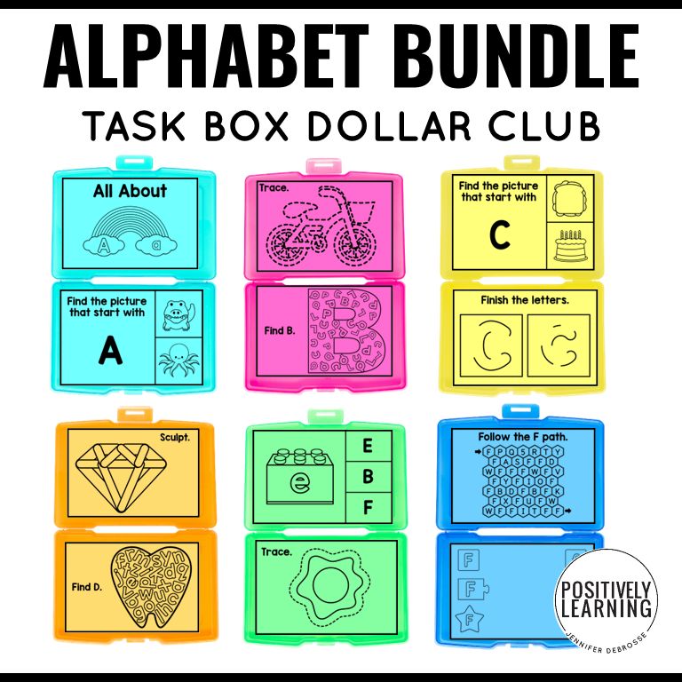 This growing library of alphabet... - Positively Learning