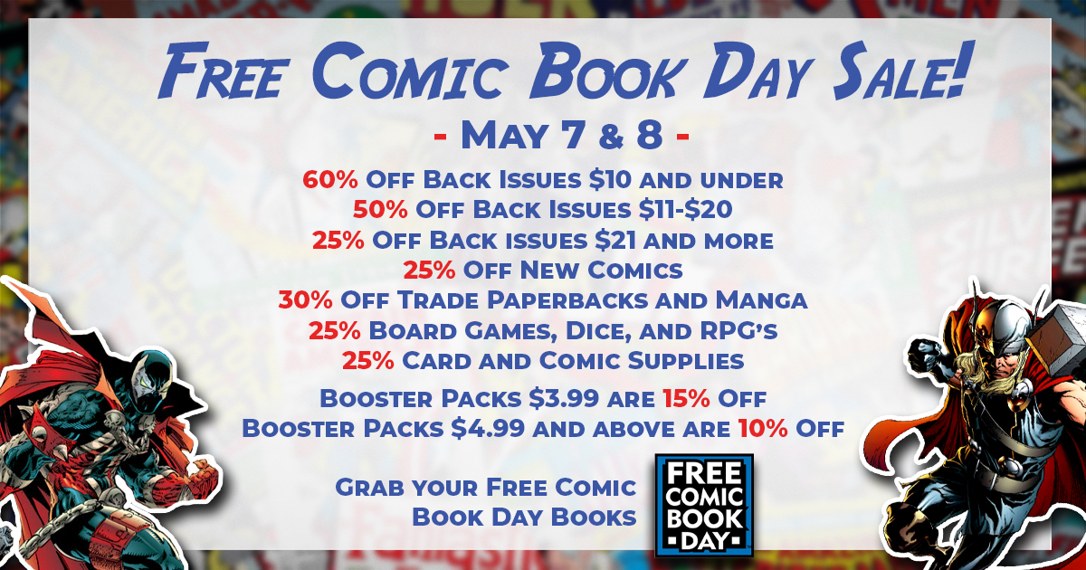 Adventures - It's almost time for Free Comic Book Day! Don't miss out ...