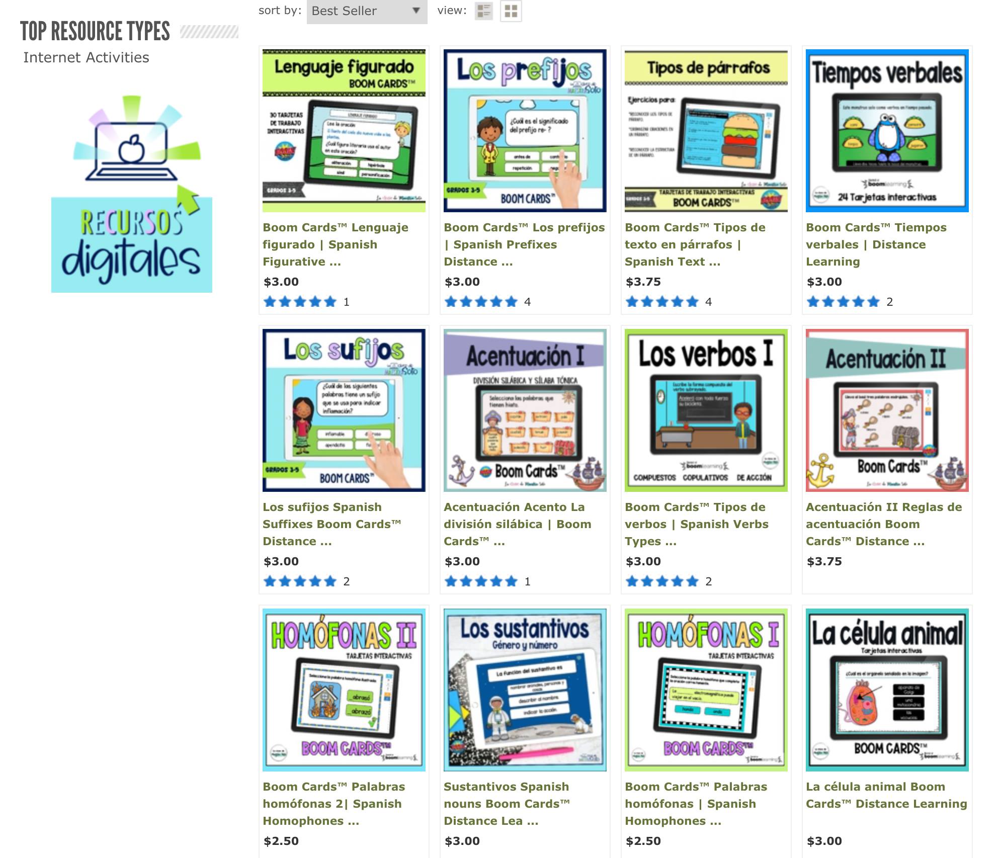 Boom Cards disponibles en mi... - La Clase de Maestra Soto