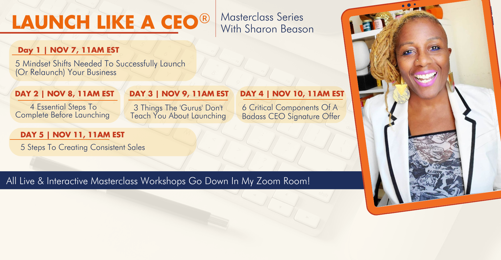 Launch Like A Ceo® Masterclass Series Facebook 8408