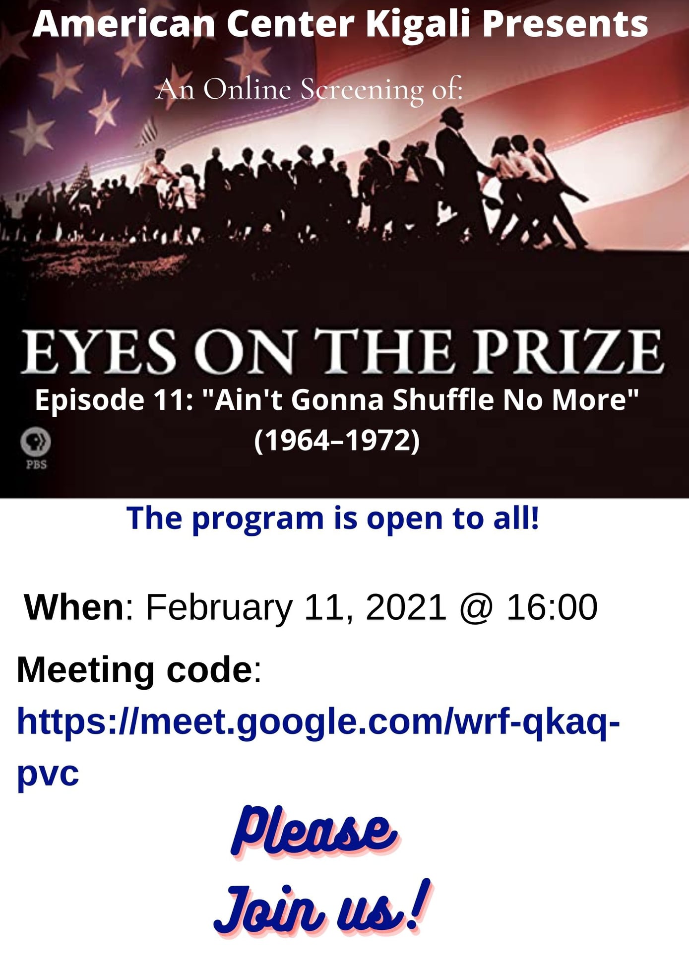 The program is starting at... - U.S. Embassy Kigali, Rwanda