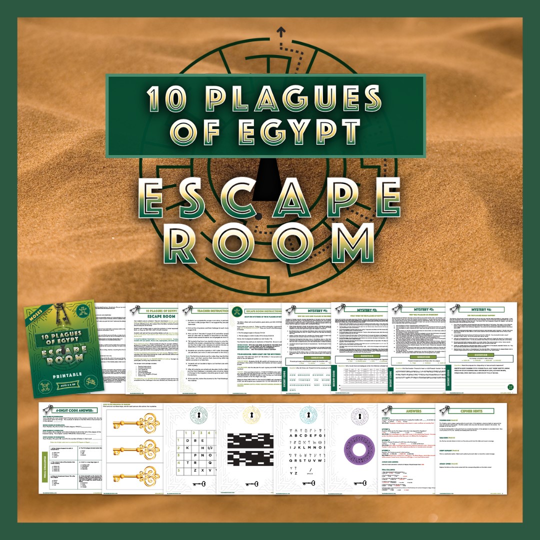 🦗 🐸 🪰 ☁️ 🩸Our newest Bible Escape Room... - Christianity Cove