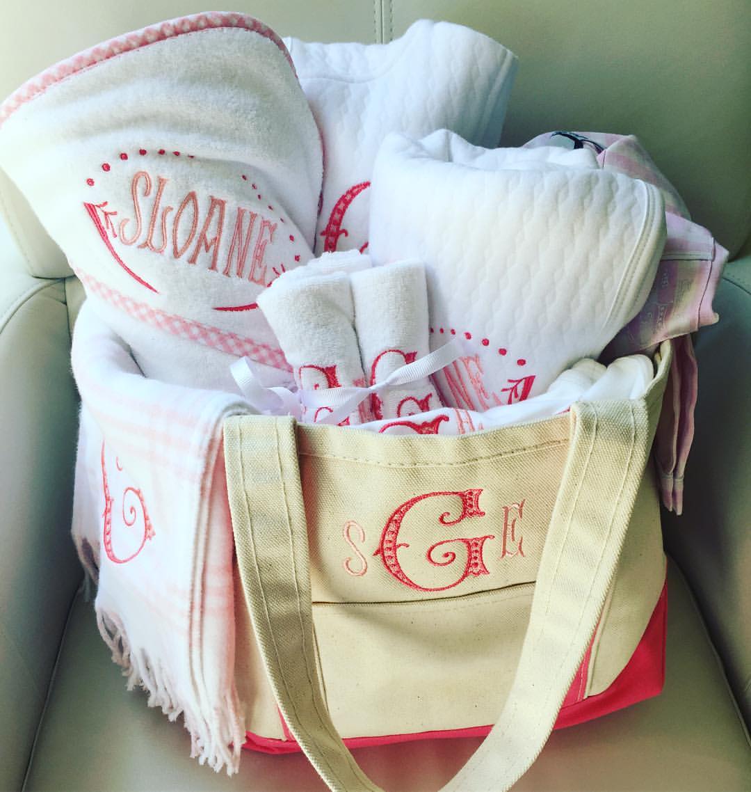 Erin Turner Custom Embroidery - @erinturnerembroidery does baby bundle ...