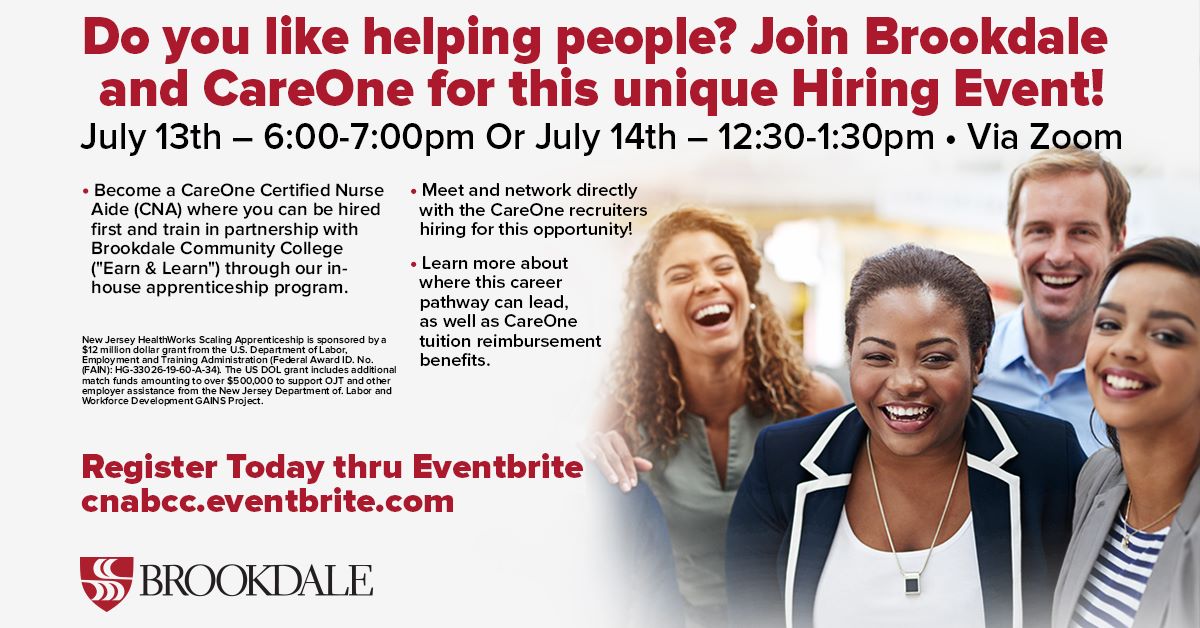 Brookdale Community College - Please join us for this on-line event ...