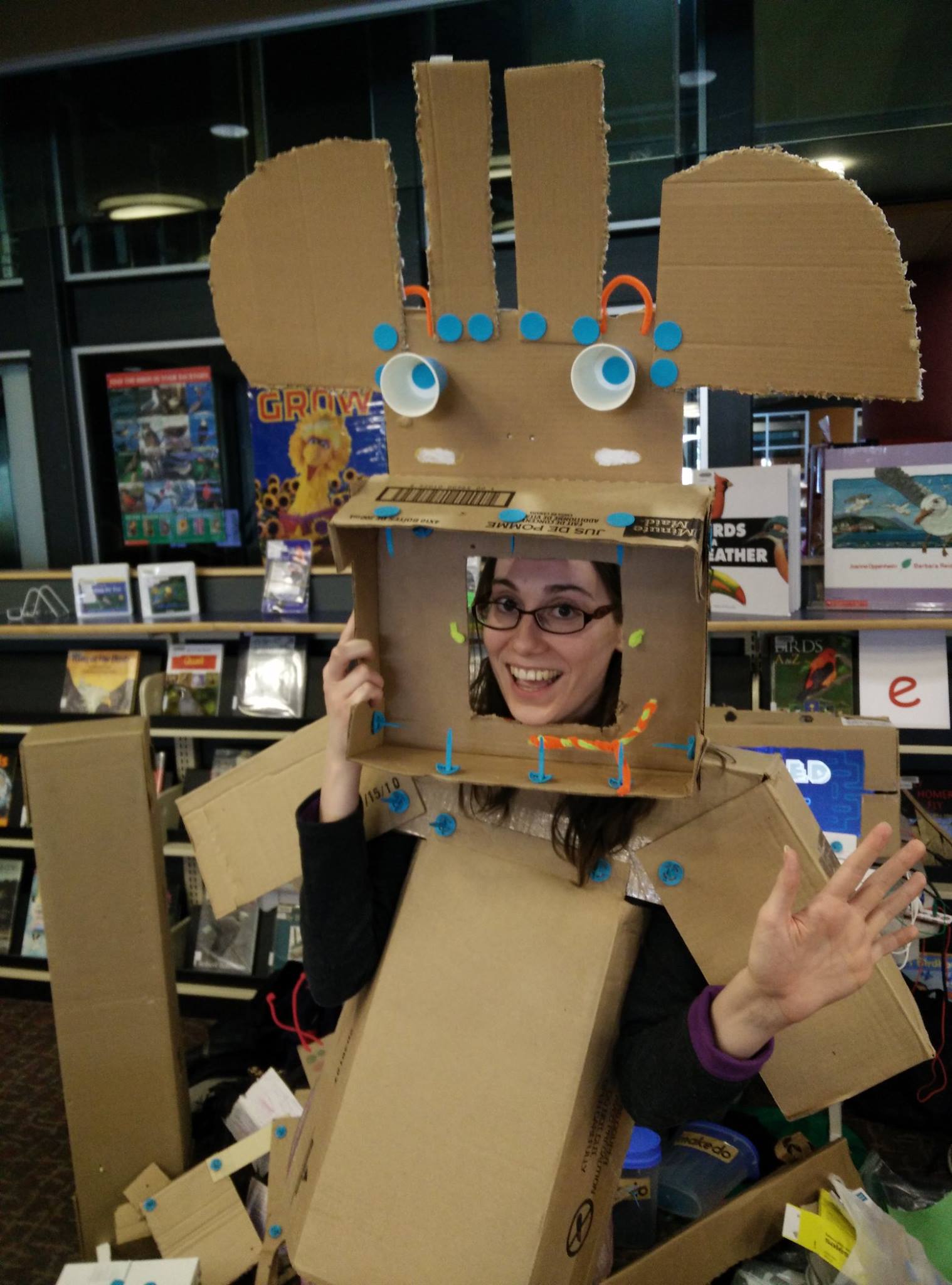 The MakerBus - Our library cardboard creation adventures...