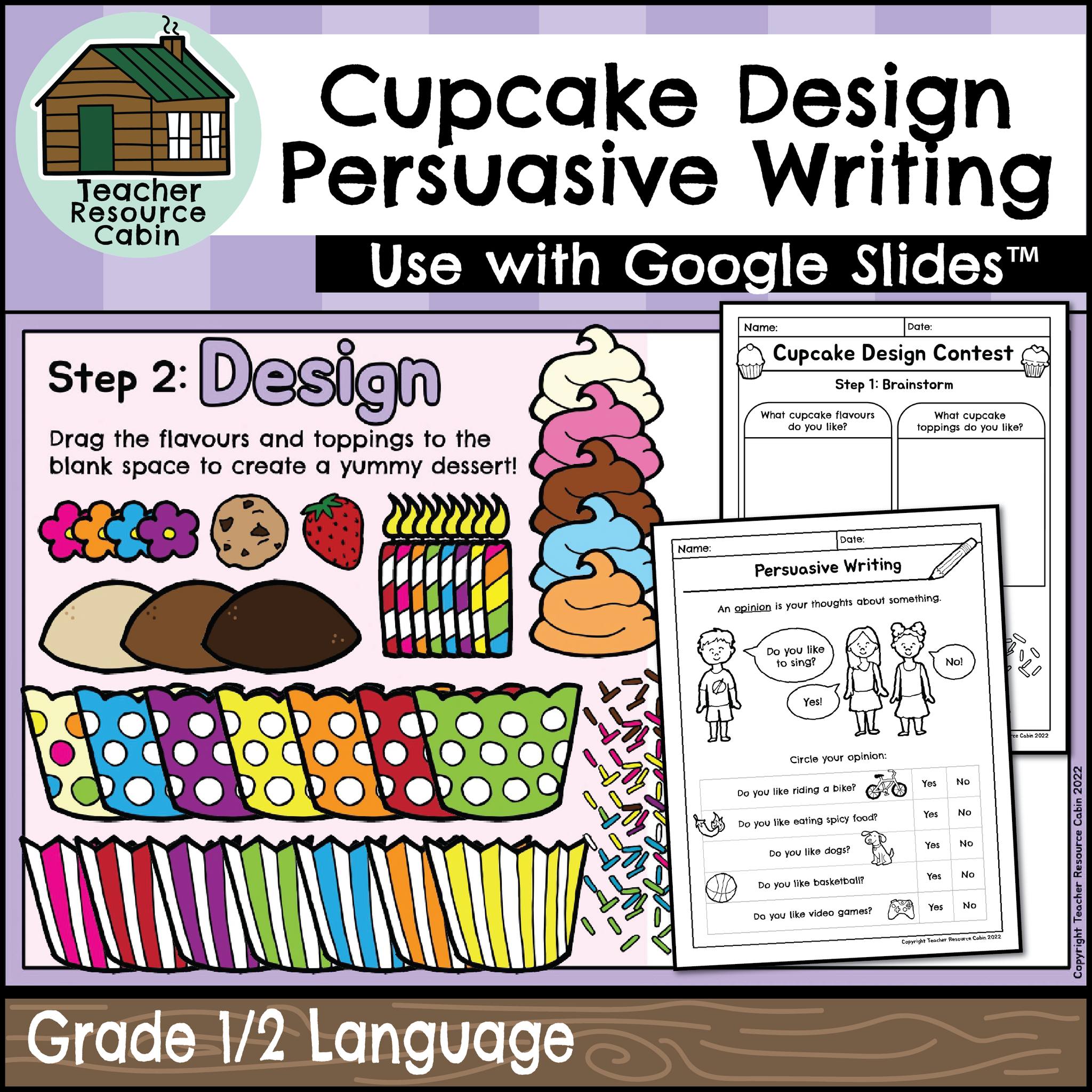 Our Cupcake Design Persuasive... - Teacher Resource Cabin | Facebook