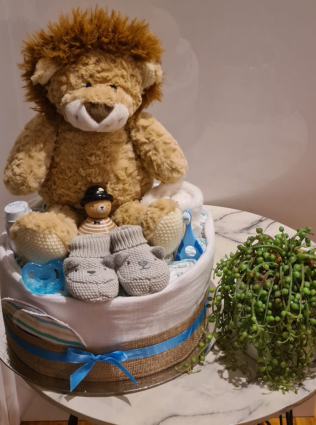 💙 Its a boy 💙 This cheeky lion... - Nappy Cakes By Alysha