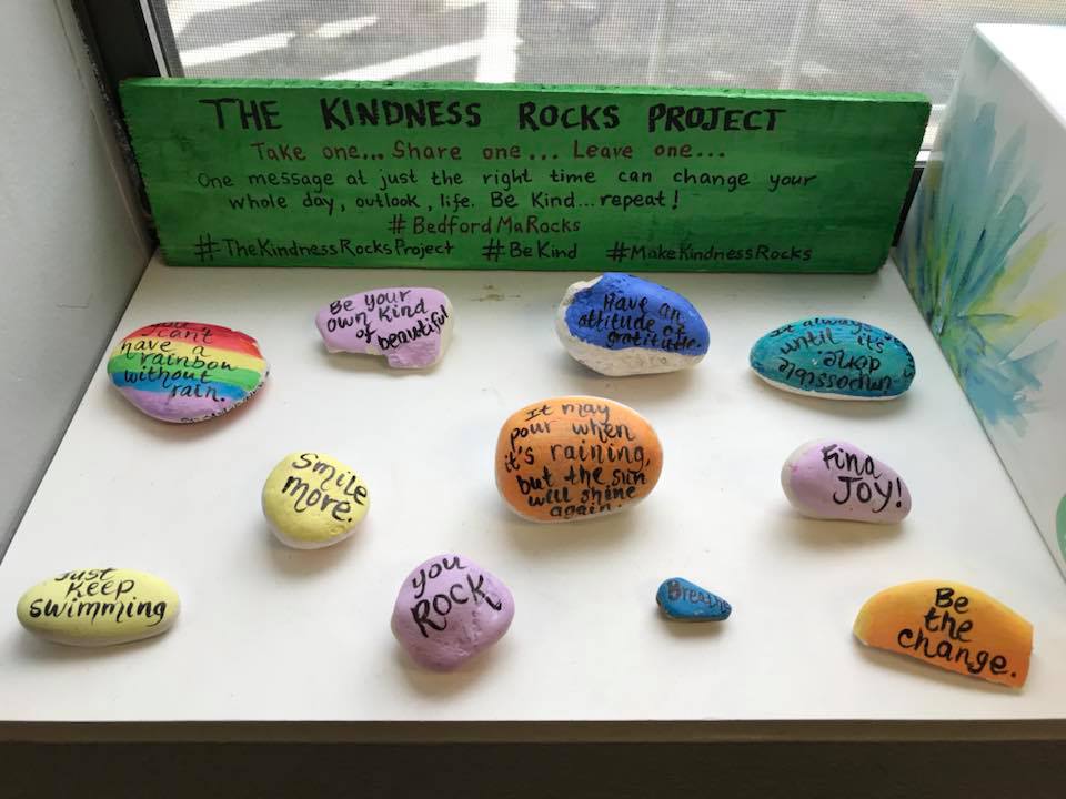 Our rock garden... - The Kindness Rocks Project Bedford, MA | Facebook