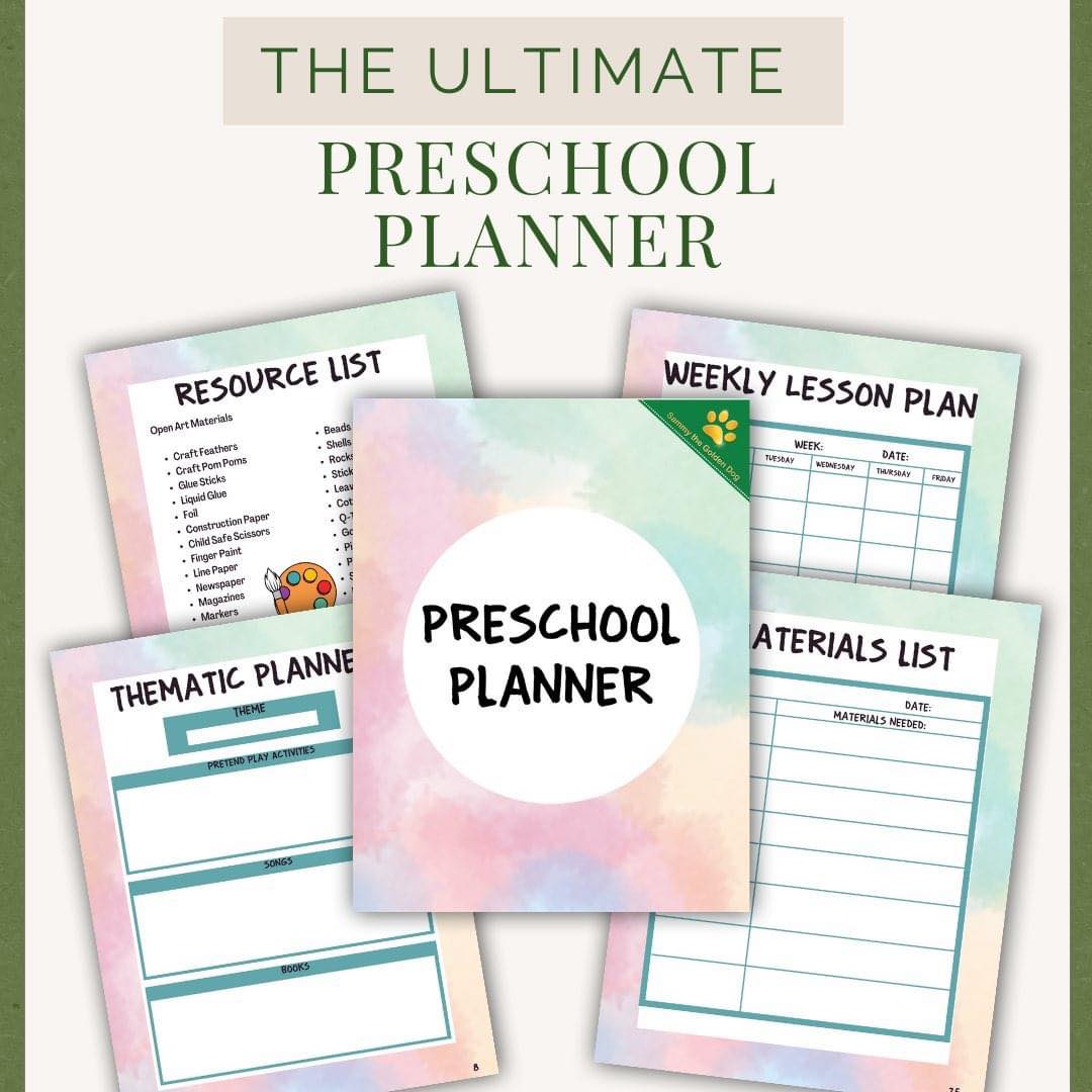 The Ultimate Preschool Planner... - Easy Preschool Activities