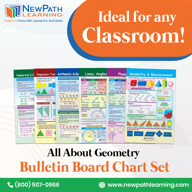 All About Geometry Bulletin Board Chart... - NewPath Learning | Facebook