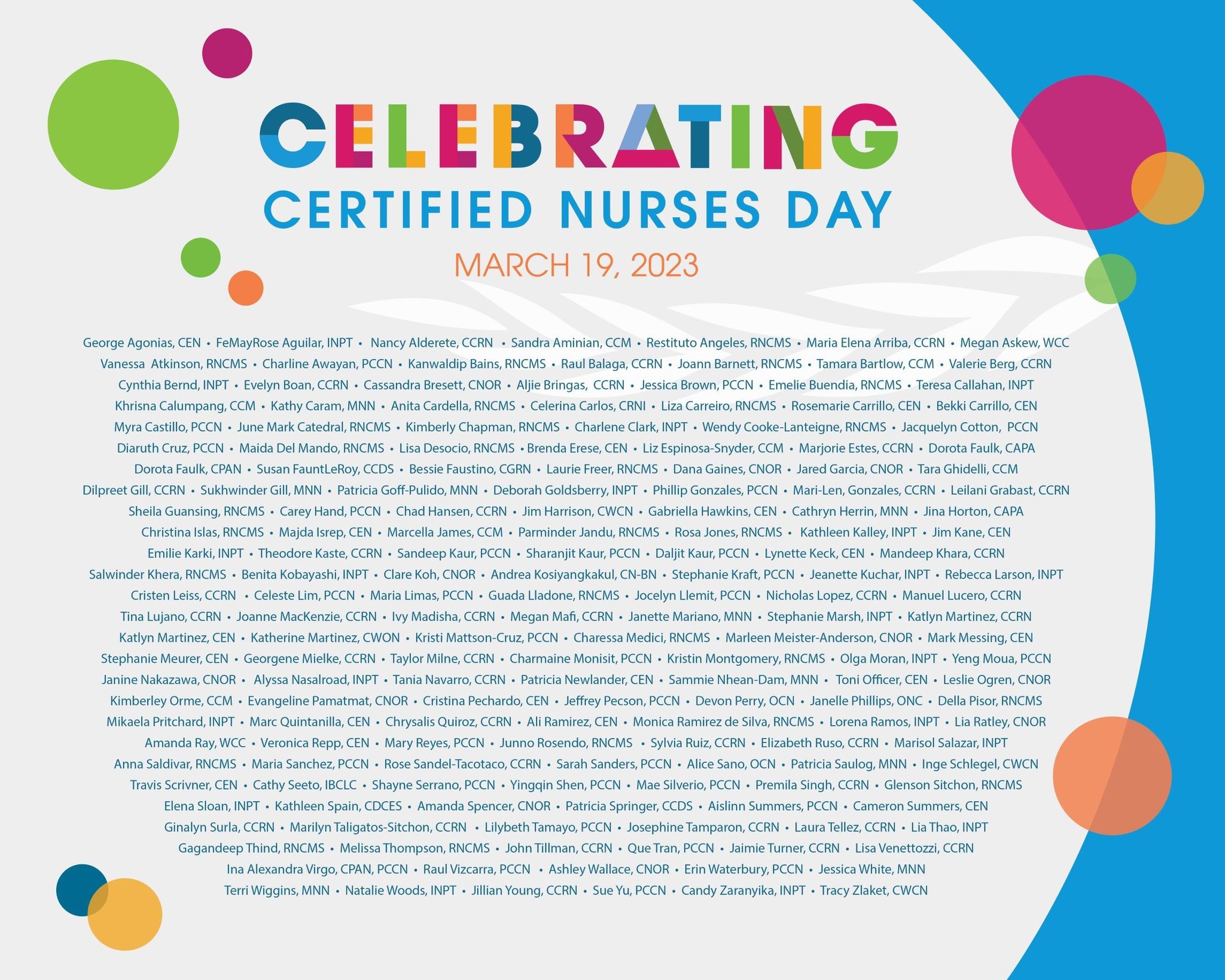 Saint - Every year, on Certified Nurses Day, we get the opportunity to ...