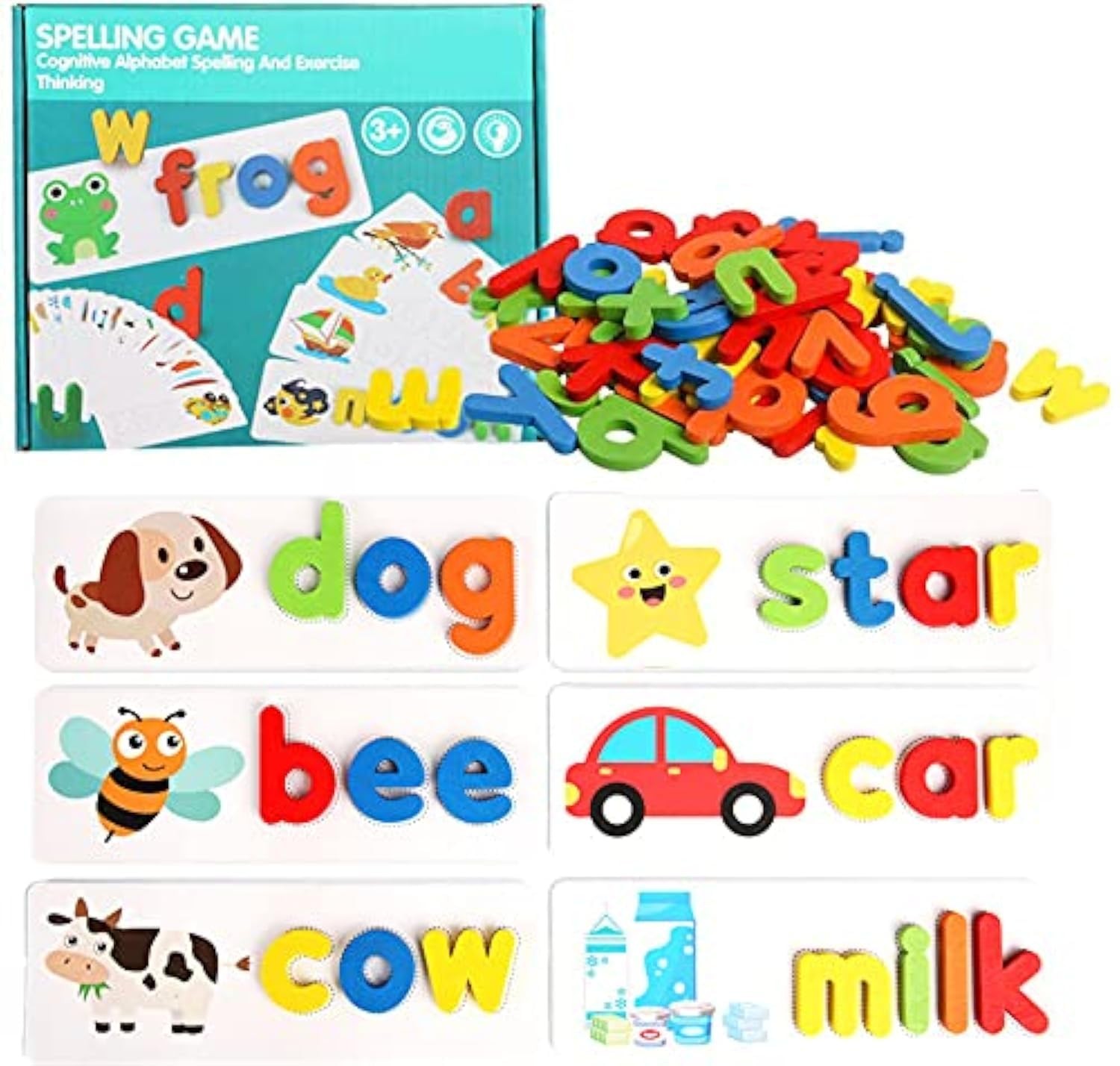 Babirye - Toworld See and Spelling Learning Toy, Matching Letter Games ...