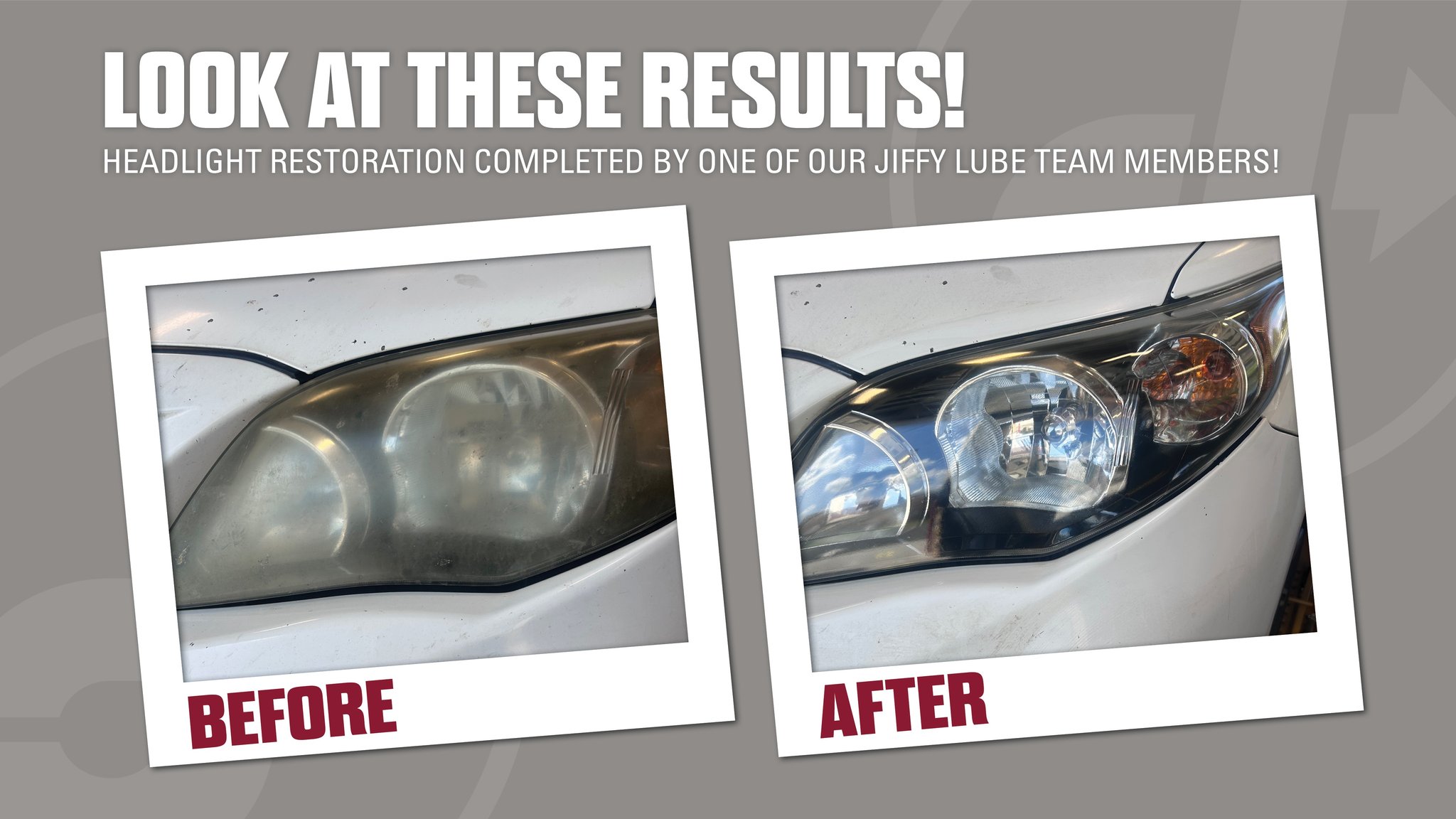 Jiffy Lube Headlight Replacement