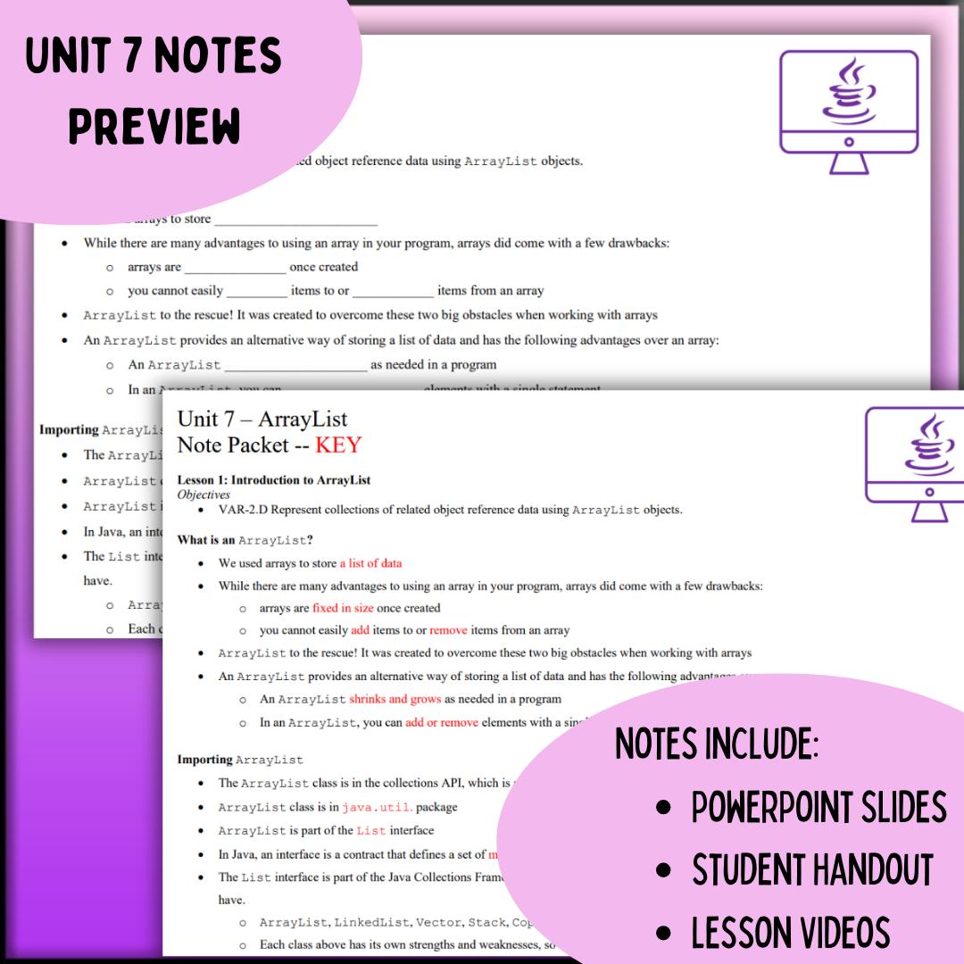 *NEW UPDATES* AP Computer... - Goldie's Math Emporium