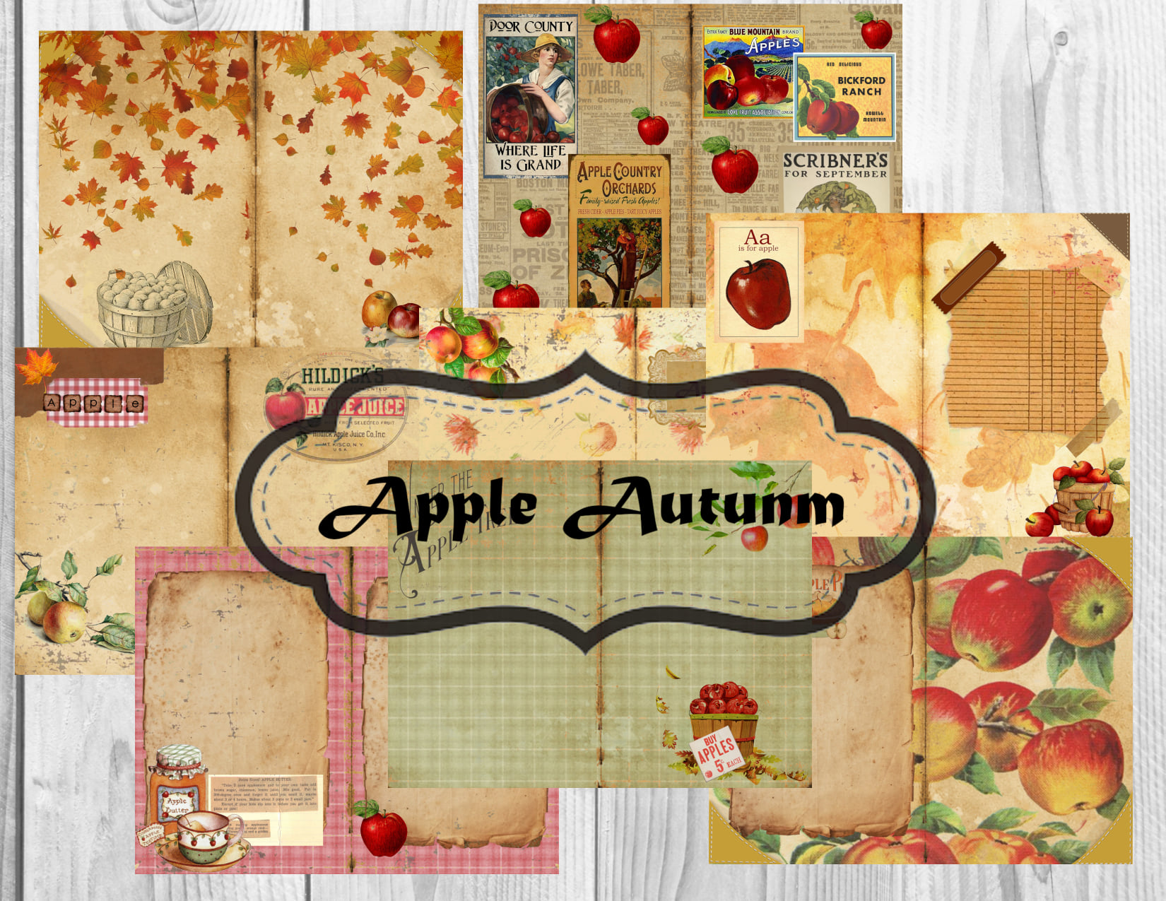 New Apple fall themed kit now... - Home Book and Treasures | Facebook