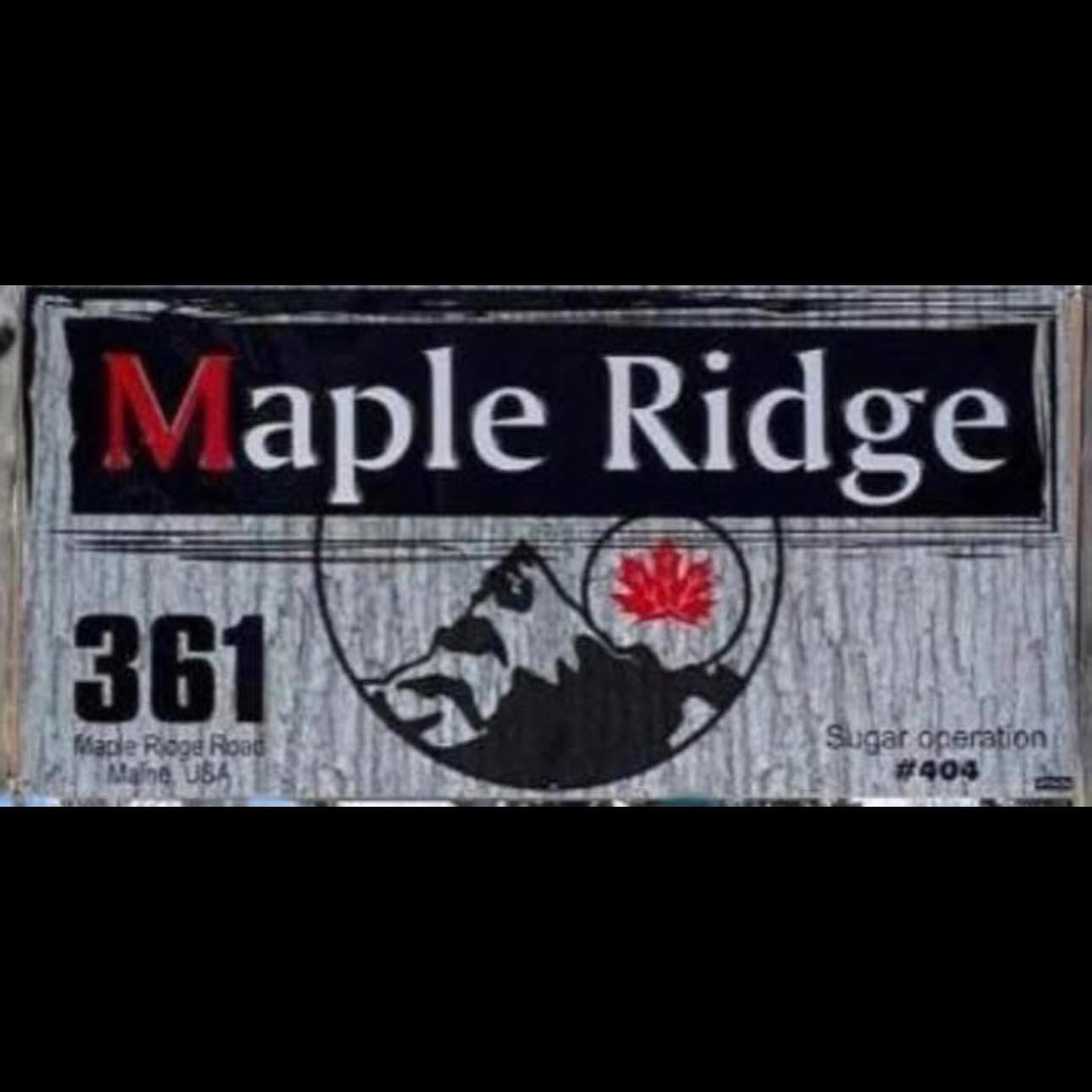 Maple Ridge Sugarbush | Caribou ME
