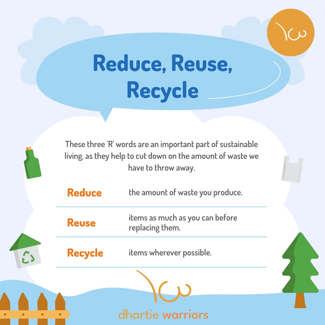 The Importance of 3 R. #Reduce #Reuse... - Dhartie Warriors