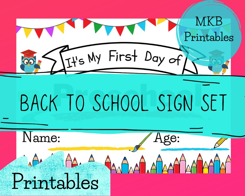 Fun and colorful, our First Day of... - My Kidz Bookshelf