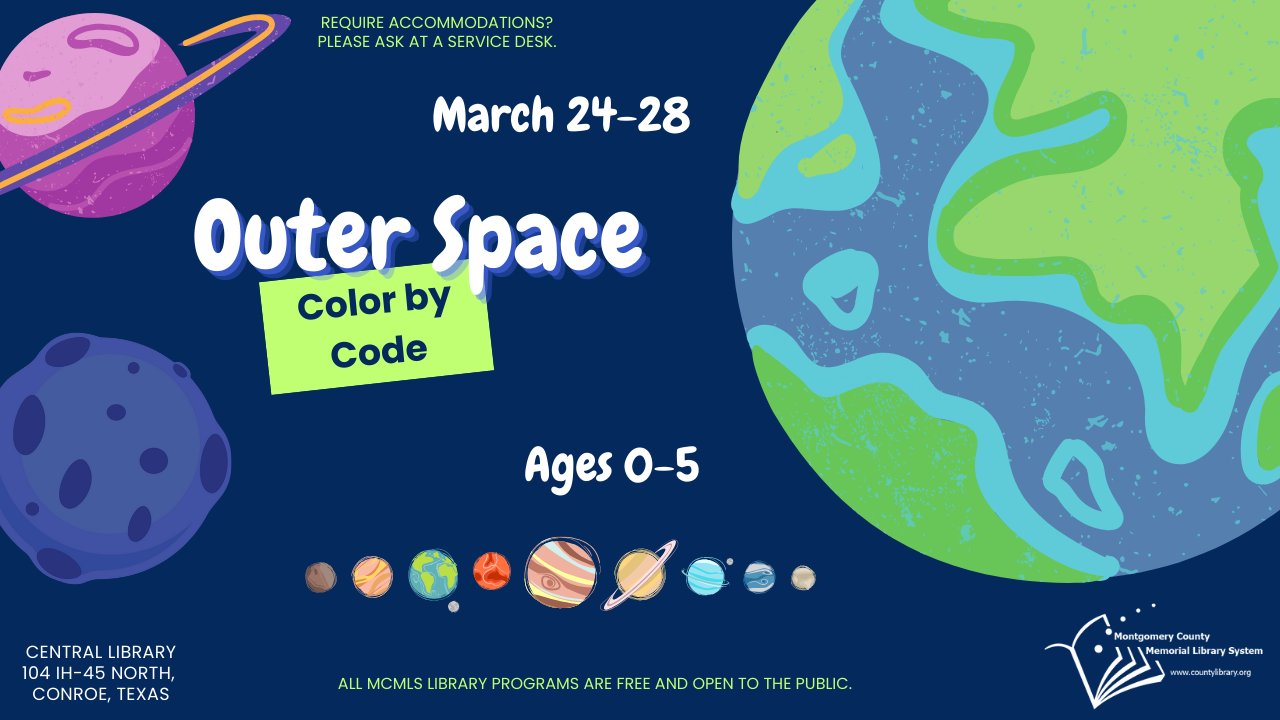 Central - Blast off into outer space with a Color by Code available at ...
