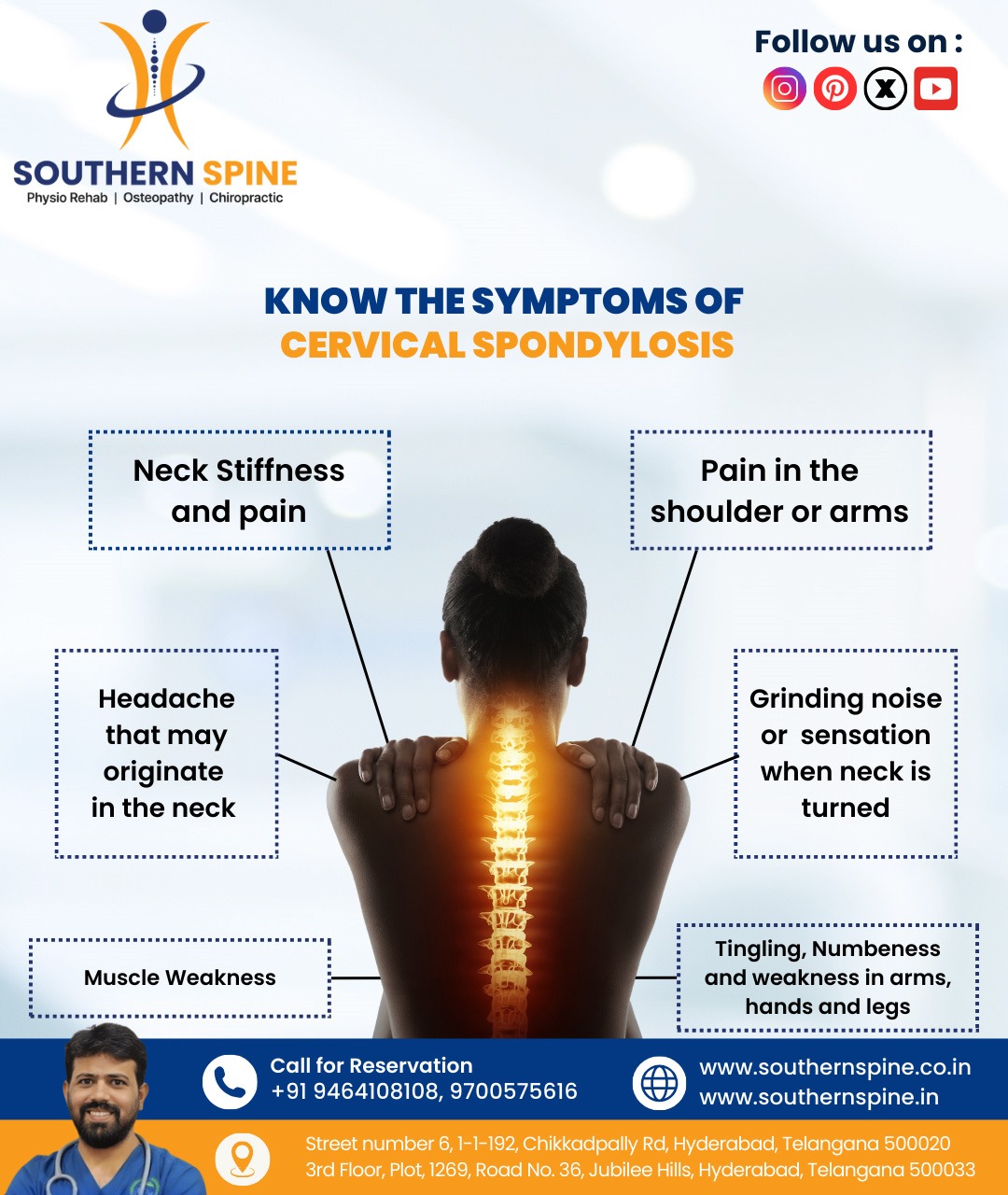 Southern Know The Symptoms Of Cervical Spondylosis 🔎 Are You 4721