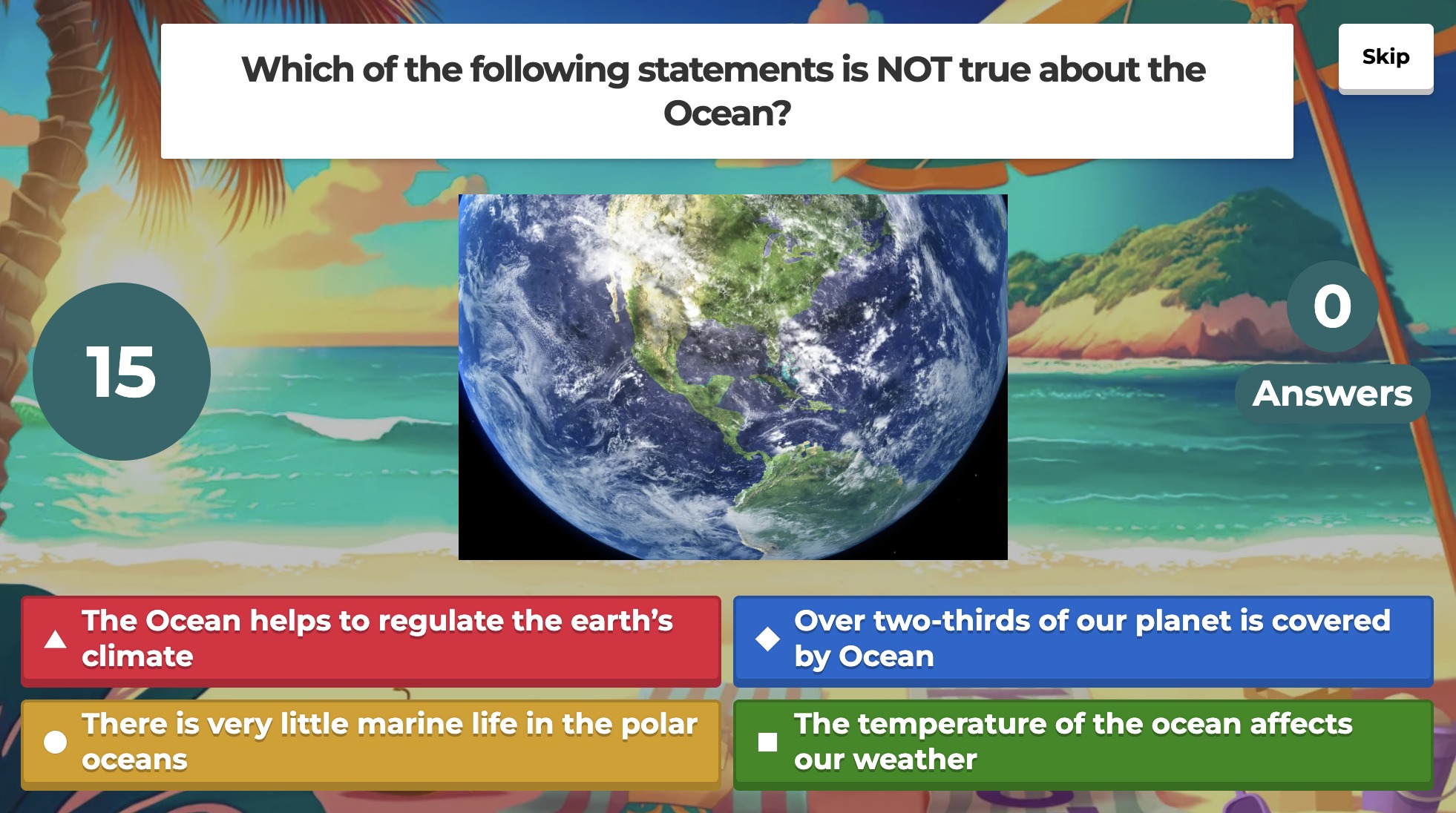 Kahoot - 🌍 Happy #WorldOceanDay! 🌊 🐋 Dive into the...