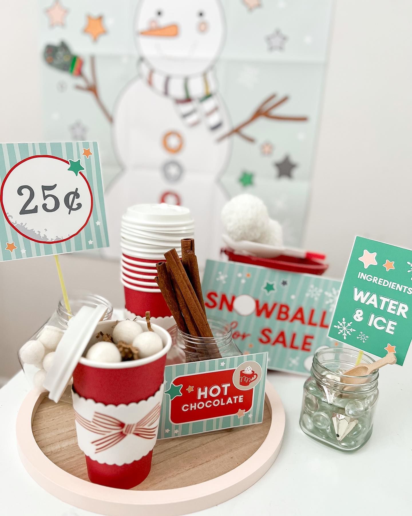 Magic - Have you set up your pretend play hot cocoa and snowball stand ...