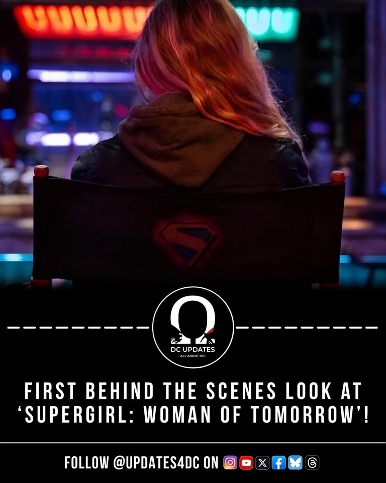 Dc First Behind The Scenes Look At Milly Alcock As Supergirl In