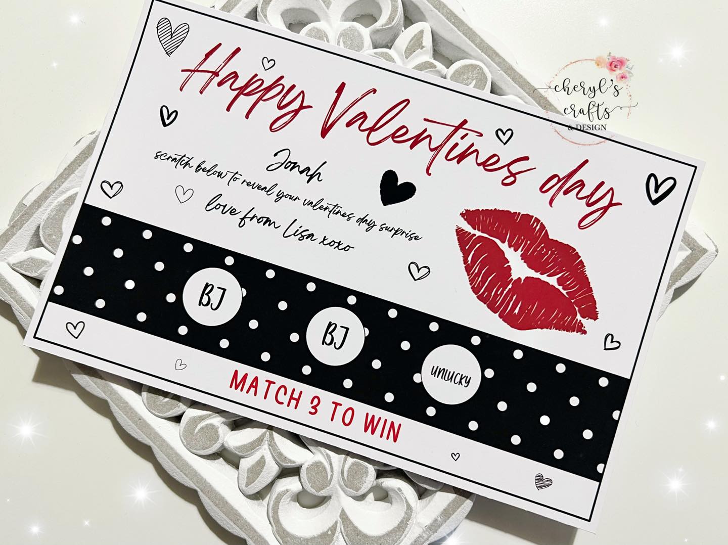 ♥️ Valentine’s Day ♥️ Scratch... - Cheryl's Crafts & Design