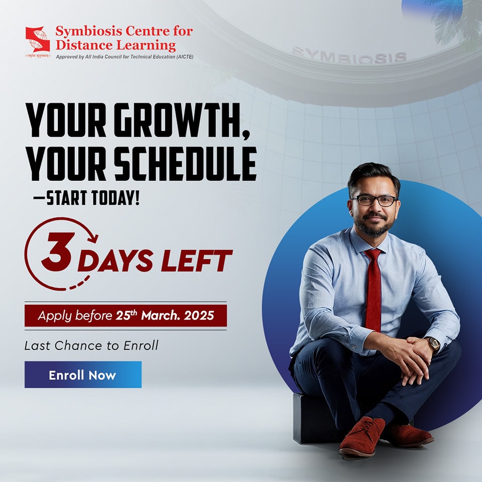 Symbiosis - 🚀 Your Growth, Your Schedule! ⏳ Only 3 Days Left to apply ...