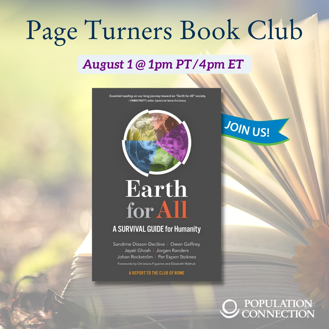 Our Page Turners Book Club is... - Population Connection | Facebook