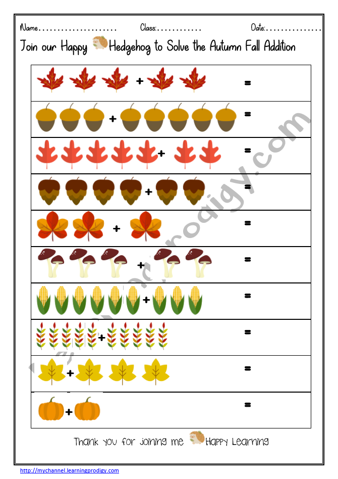 Autumn Fall... - Learningprodigy - Learning Never Ends