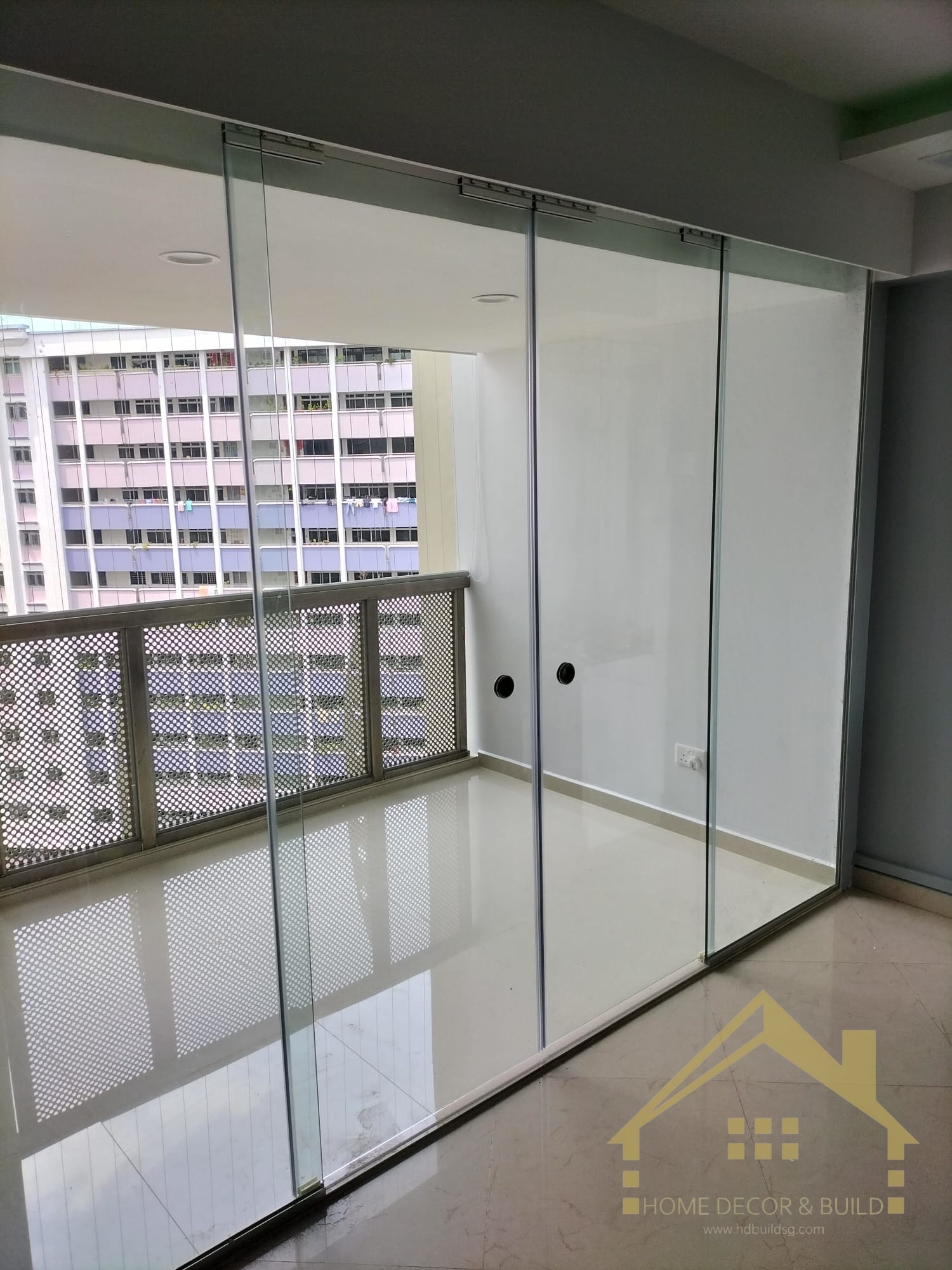 👍frameless Sliding Glass Door Home Decor And Build Pte Ltd 2804