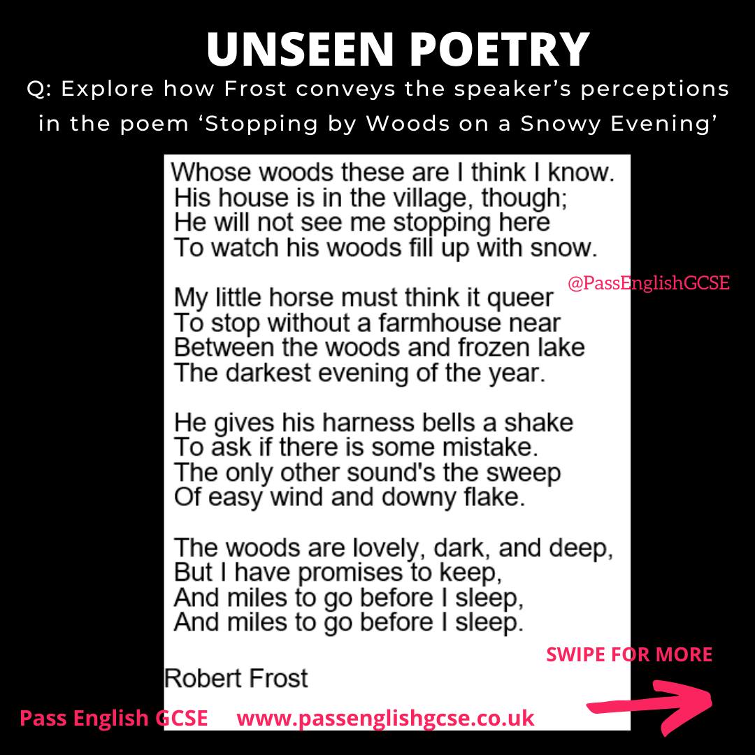 Worried about unseen poetry? 🤔 Let’s... - Pass English GCSE | Facebook