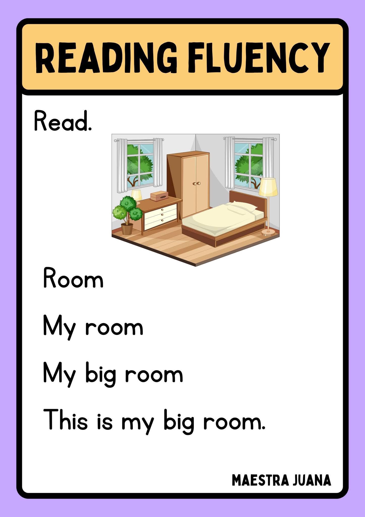 Titser - Reading Fluency Follow for more #credittotheownerMaestraJuana ...