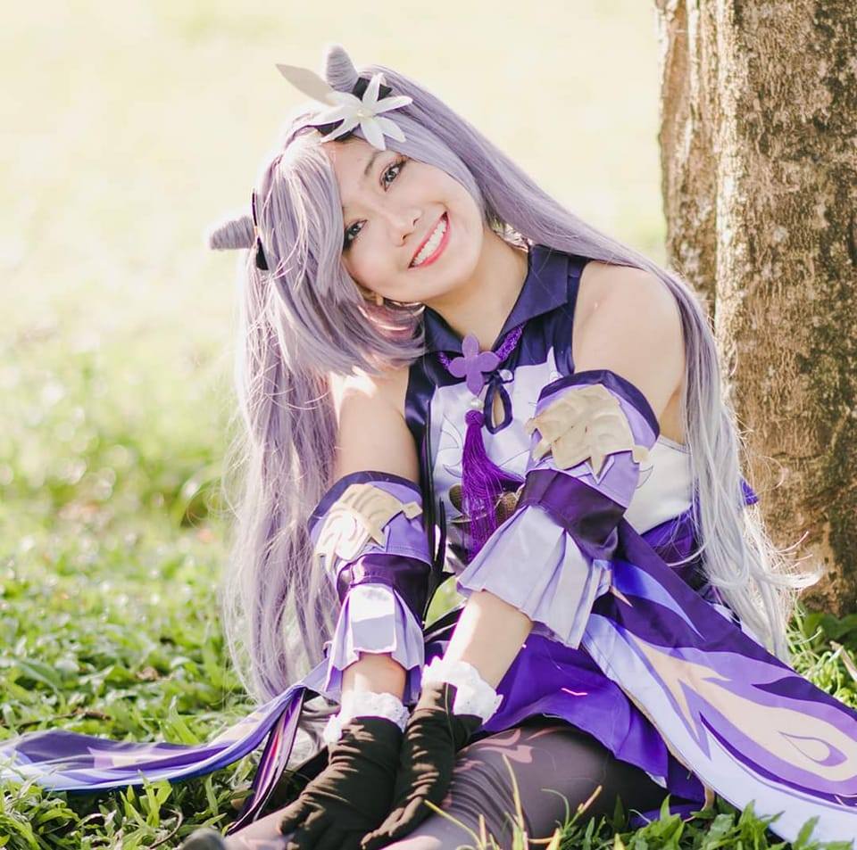 Ana One Of My Best Cosplay Photo 💜 How Did I Do With Keqing From Genshin Impact Did I Give