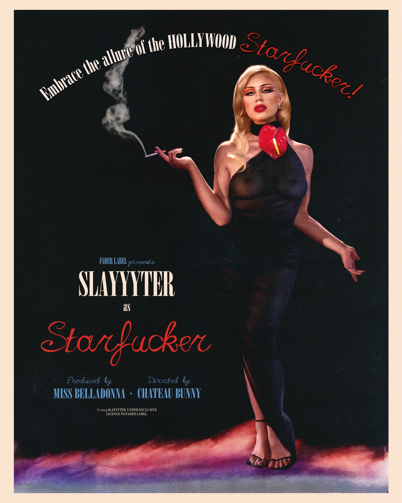 Slayyyter Starfucker Movie Poster Kallums Designs
