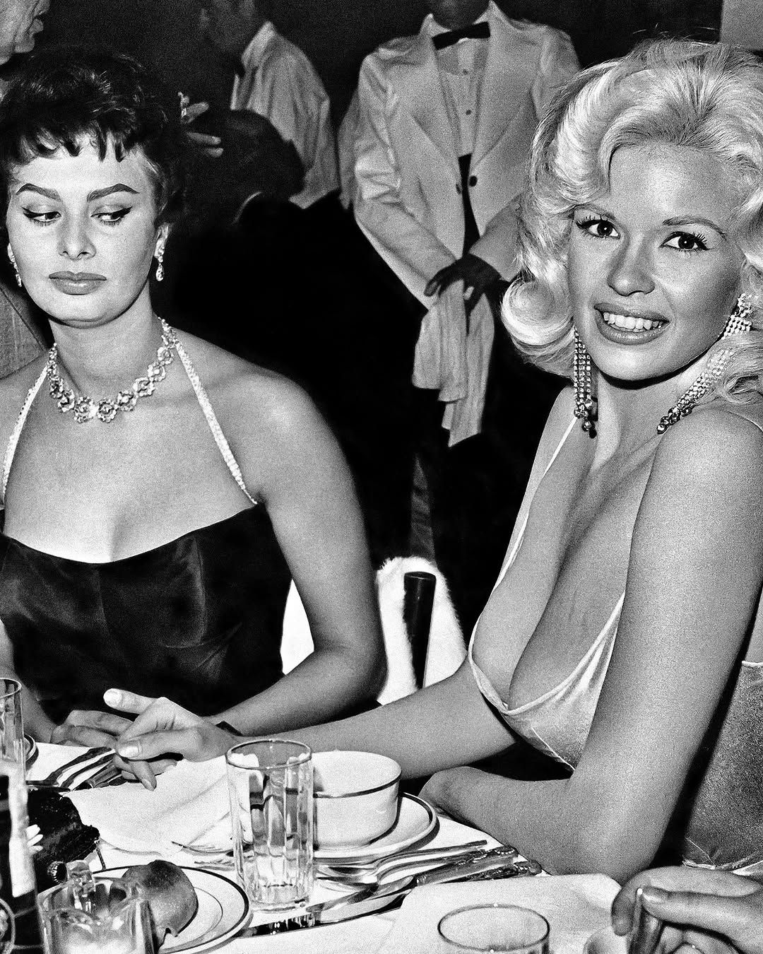 Vestiges Jayne Mansfield And Sophia Loren Captured In A Single