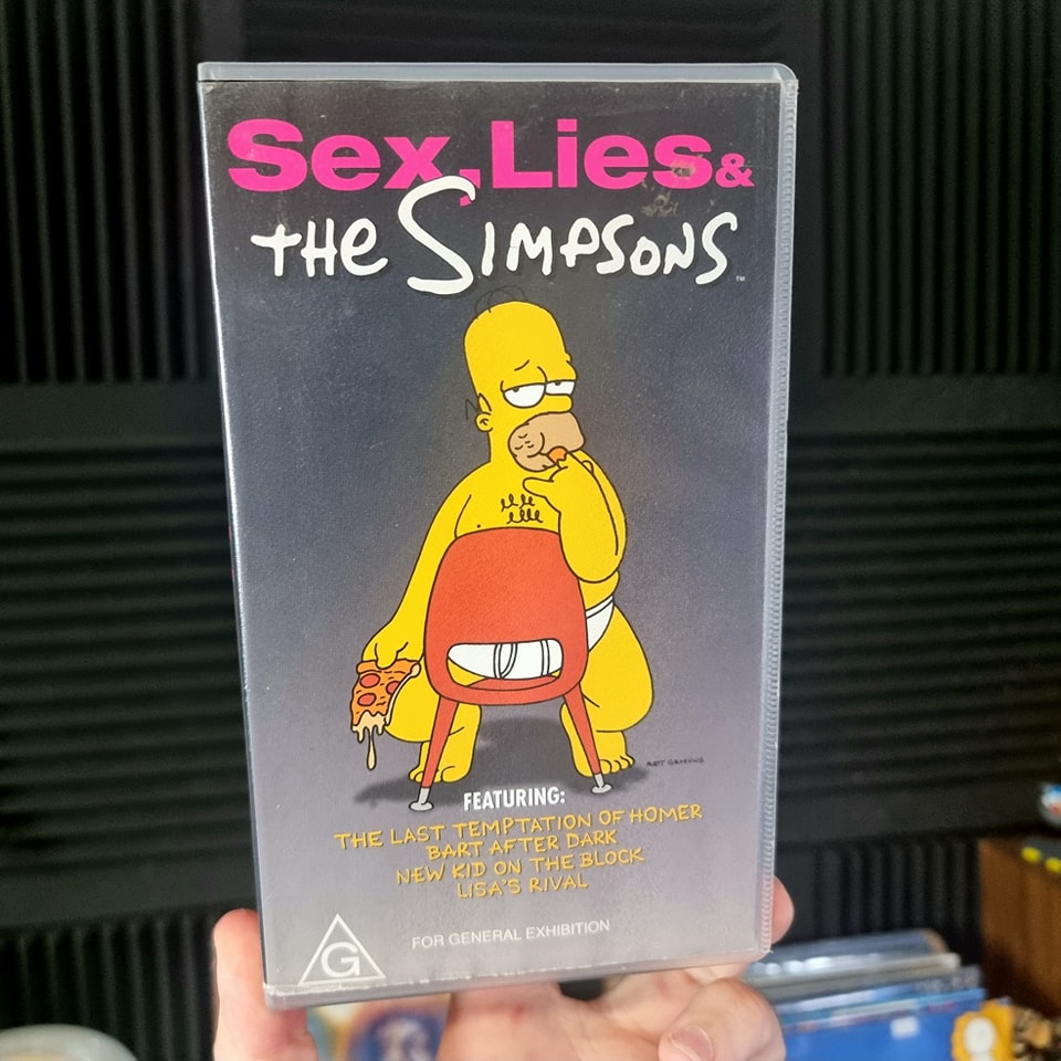 My Sex Lies And The Simpsons Vhs Four Finger Discount 5099
