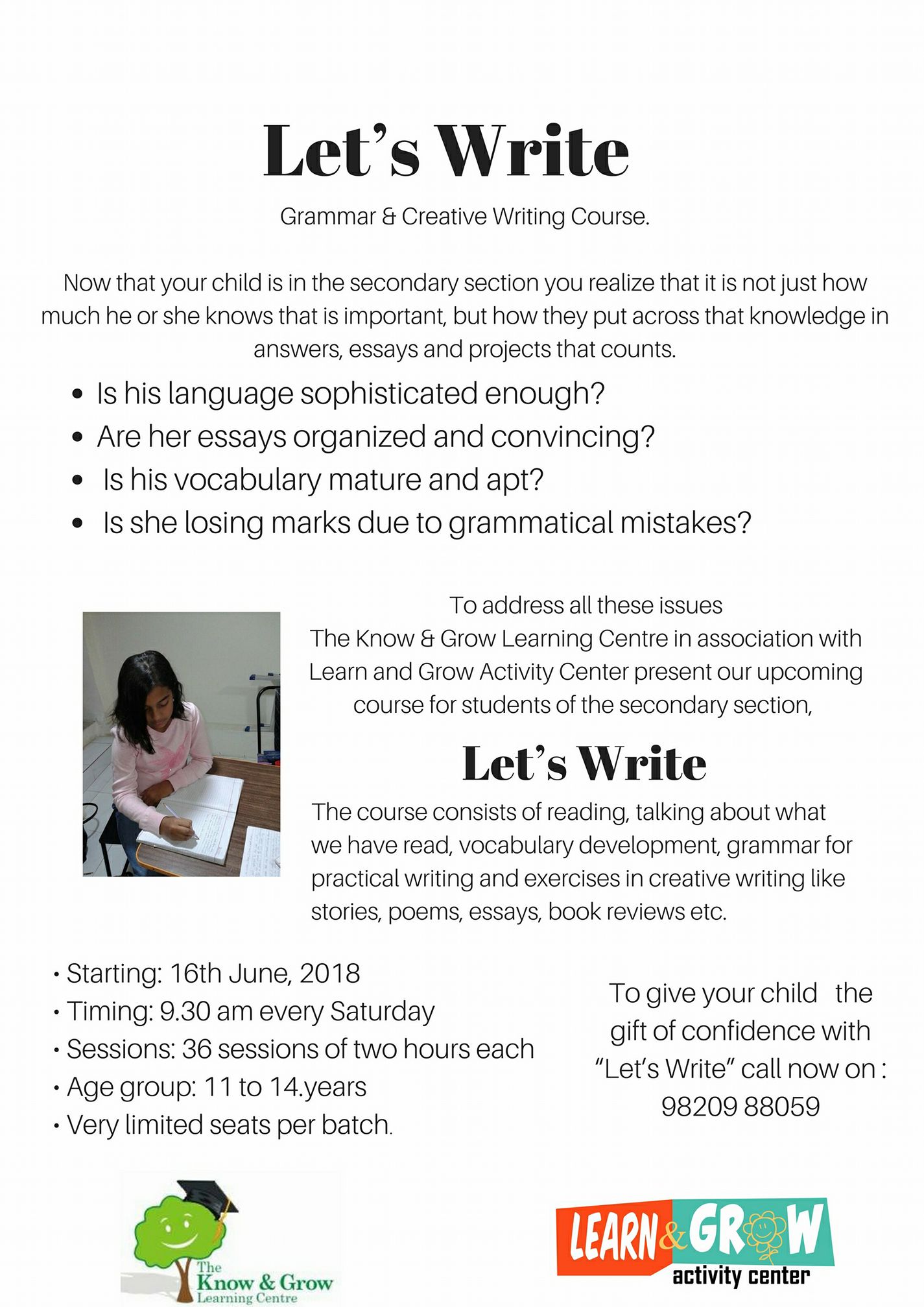 #Let's Write : Grammar &... - Learn & Grow Activity Center