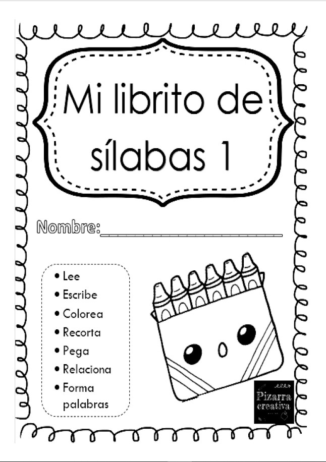 Mi Libro de SÍLABAS "Actividades de... - Mundo Educativo 360