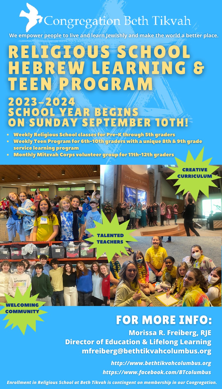 Another Amazing Year Of Jewish Congregation Beth Tikvah Facebook
